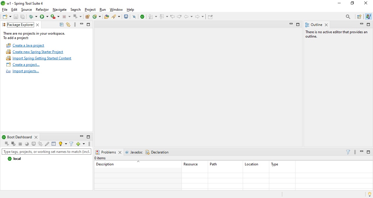 Simple Hello World Program In Spring Boot Using Spring Tool Suite Sts